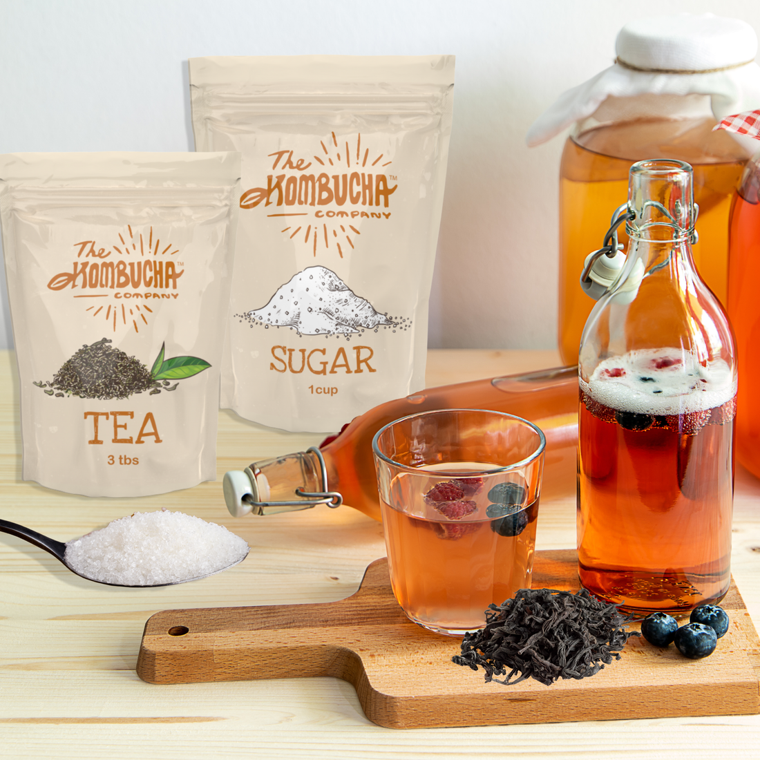 The Kombucha Company | Crafted with Texas Rainwater